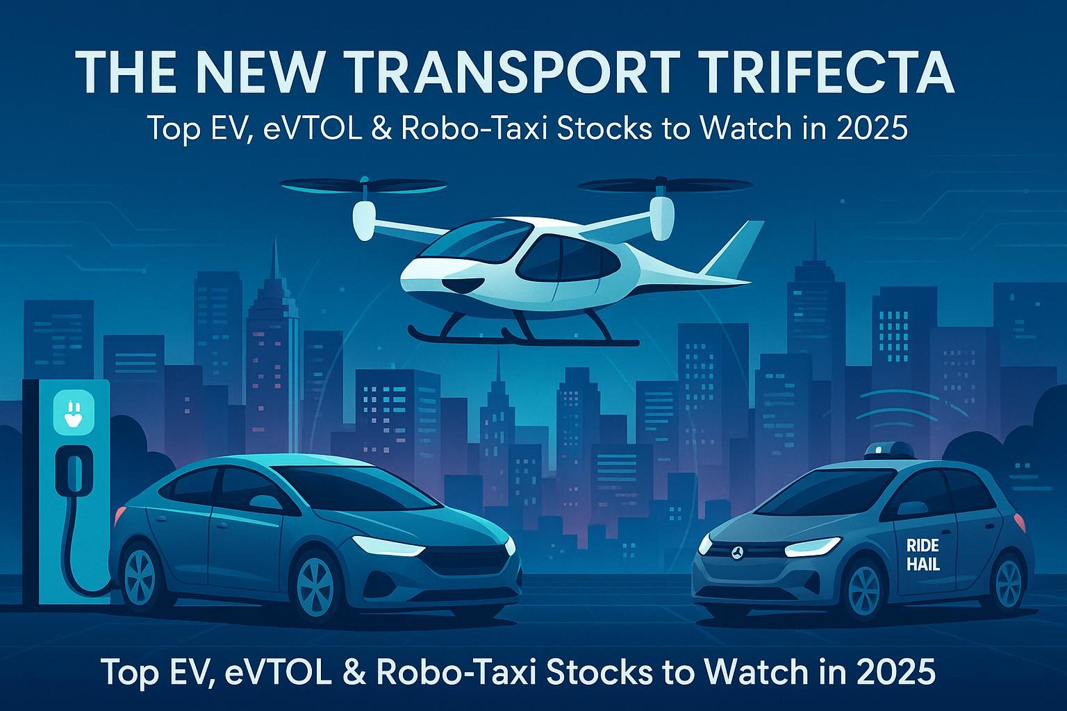 Top 9 EV, eVTOL, and Robo-Taxi Stocks to Buy in 2025